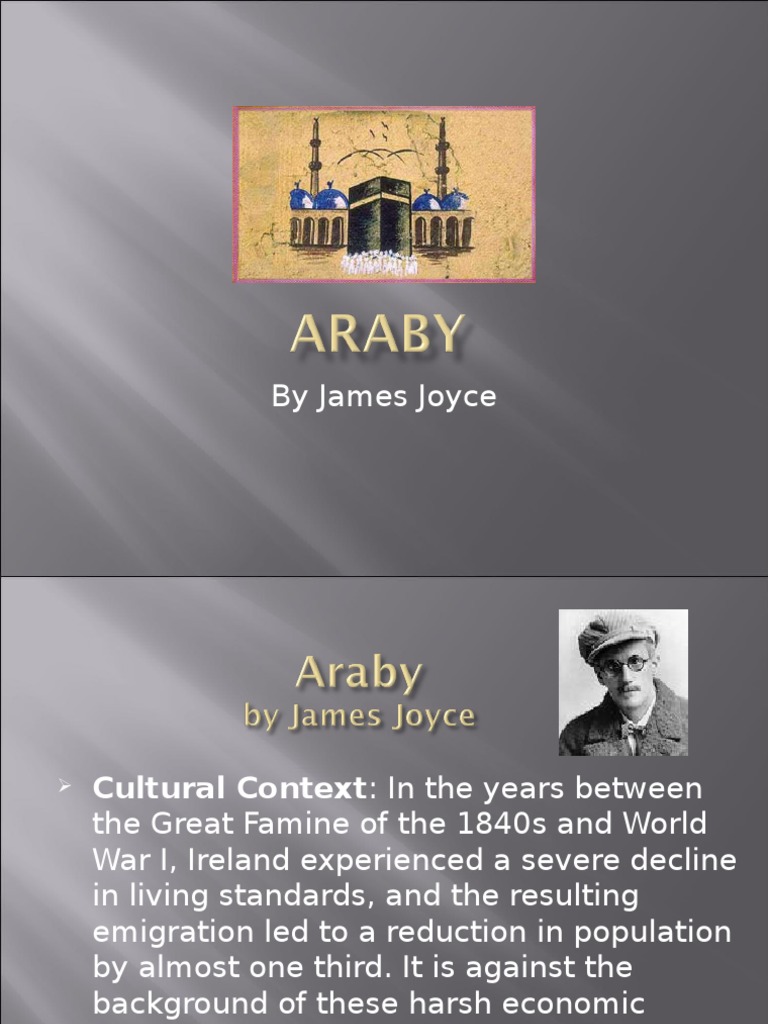 Araby James Joyce Unit 6 | PDF