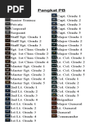 PNP Ranks Equivalent To The AFP Ranks | PDF