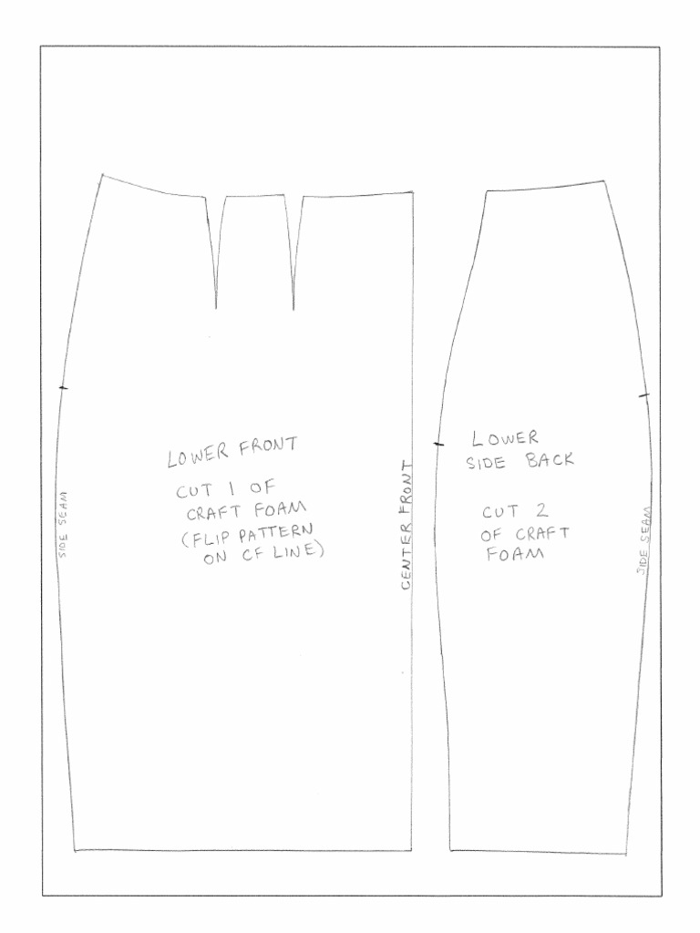 Half Scale Dress Form Pattern Revised | PDF