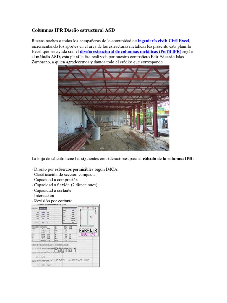 Diseño de Columnas IPR en Excel | PDF