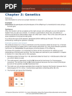 Lab Report - Mouse Genetics (One Trait) | PDF | Genotype | Genetics