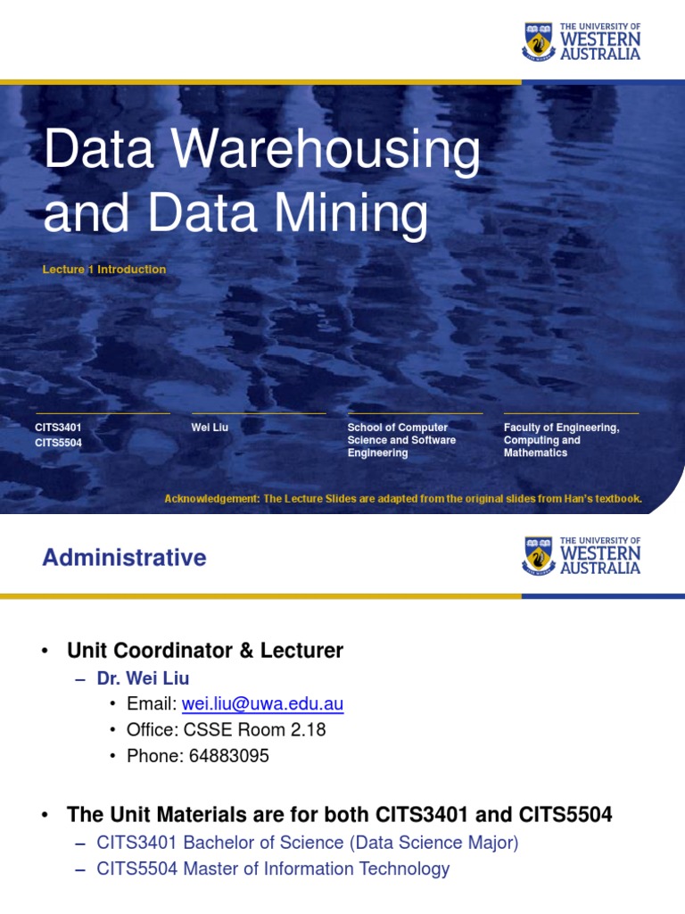 Lecture 1 Data Mining | PDF | Relational Database | Data Mining Lecture 1 Data Mining | PDF | Relational Database | Data Mining