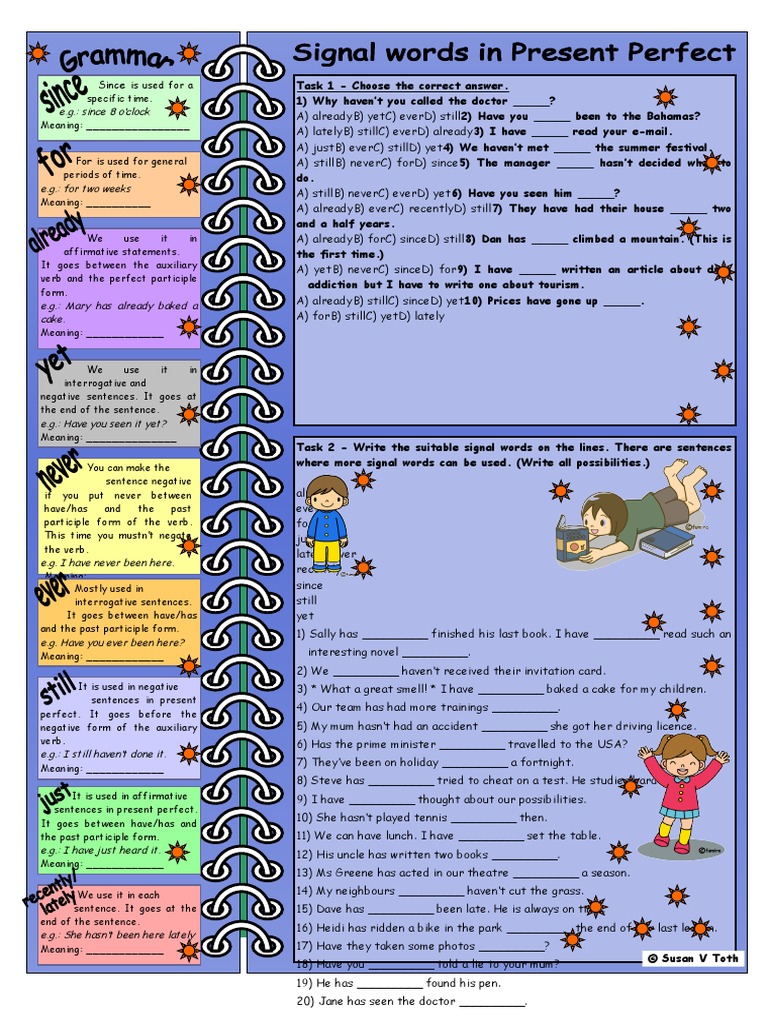 Signal Words With Present Perfect | PDF | Verb | Linguistic Typology