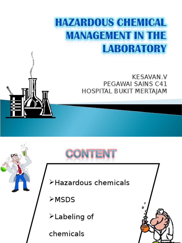 hazardous chemical presentation.ppt | Explosive Material | Acid