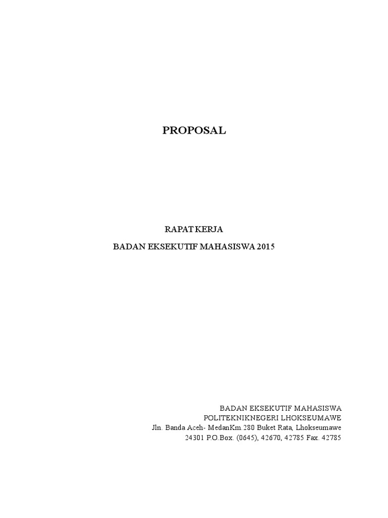 Sampul Proposal | PDF | Seni