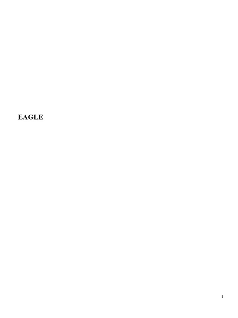 Tutorial EAGLE | PDF | Placa de circuito impreso | Archivo de computadora