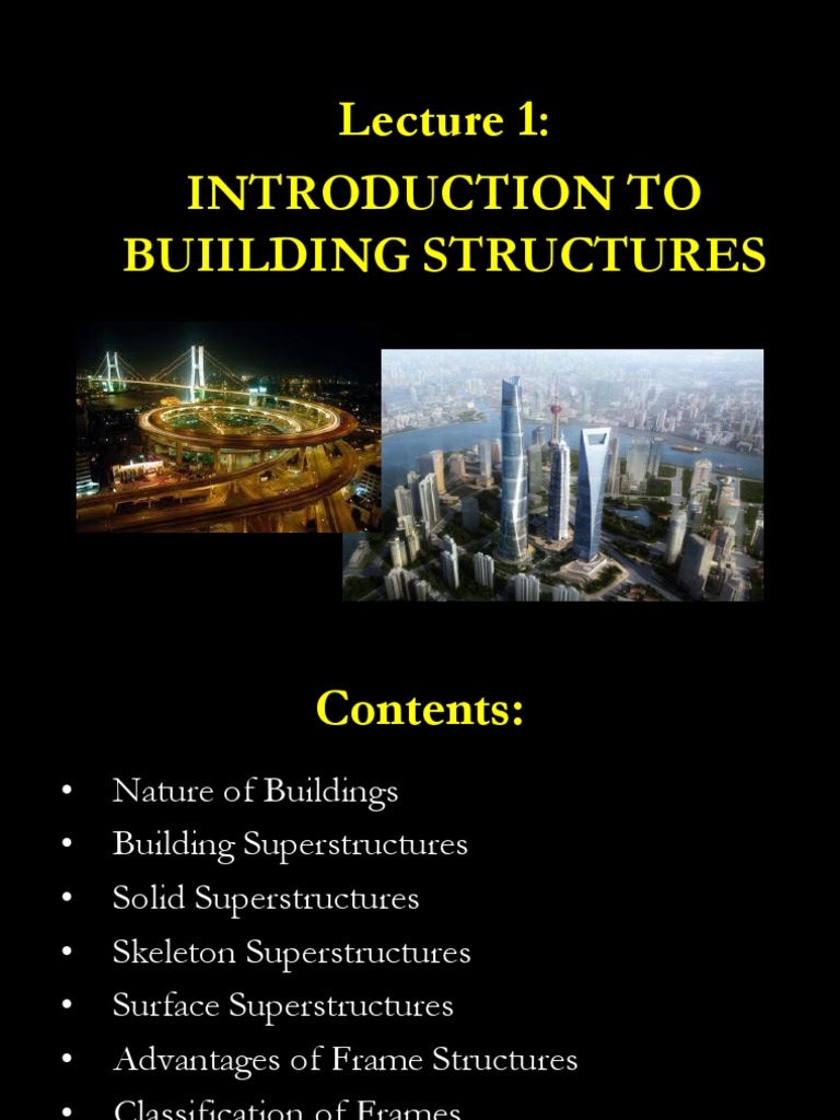 Introduction to Building Structures | PDF | Framing (Construction) | Truss