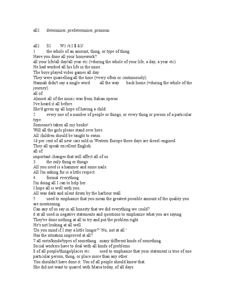 Key Words (Natural Grammar) | PDF | Verb | Adverb