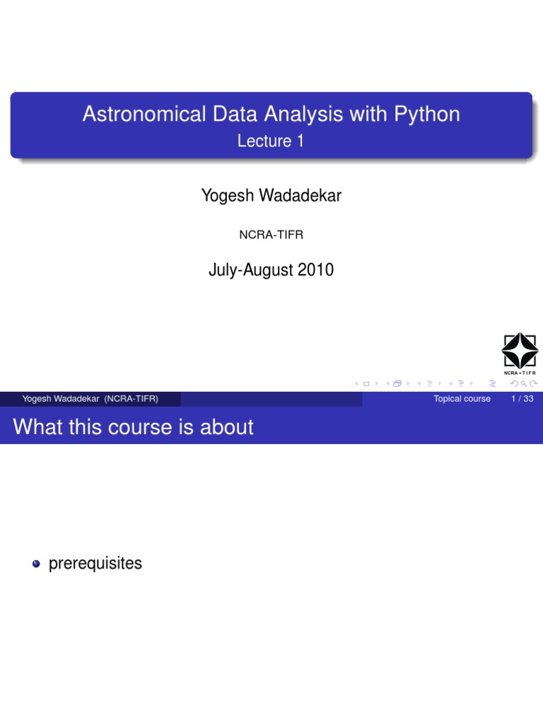 Python Astronomy Pdf Python Programming Language Program Optimization 4997
