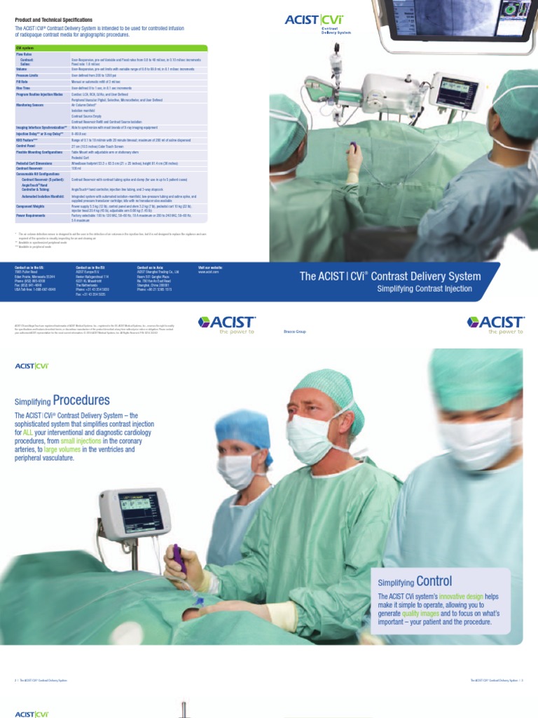 Acist Cvi Brochure Us 2014 LR | PDF | Cardiology | Cardiovascular System