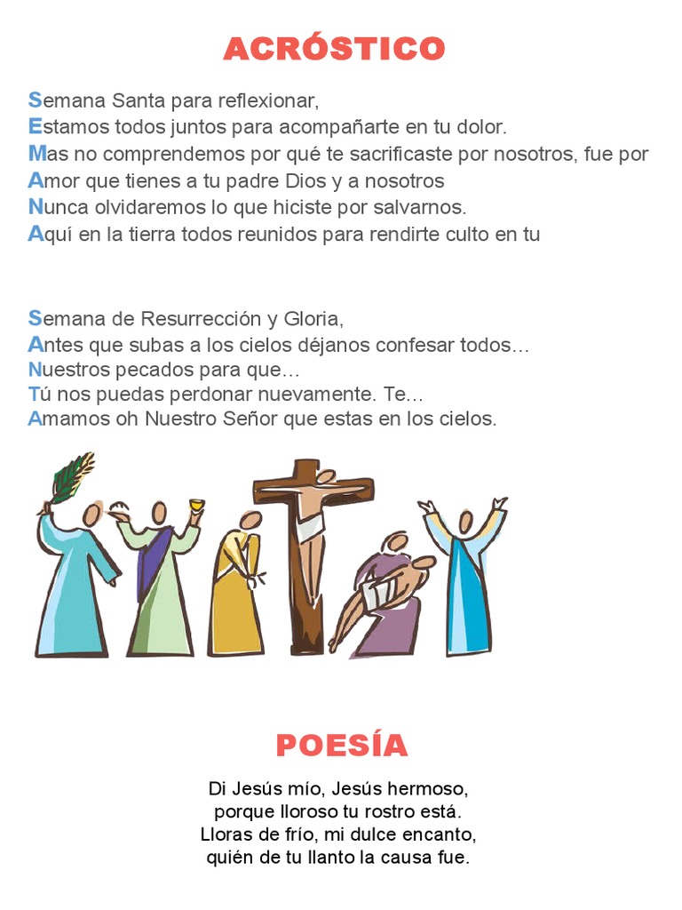 Acróstico de Semana Santa