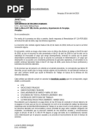 Carta de Descargos Sobre Imputacion de Falta Grave | PDF | Almacén | Derecho laboral