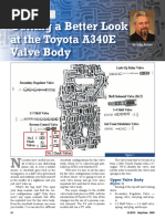 A340F Transmission Valve Body Diagram | PDF