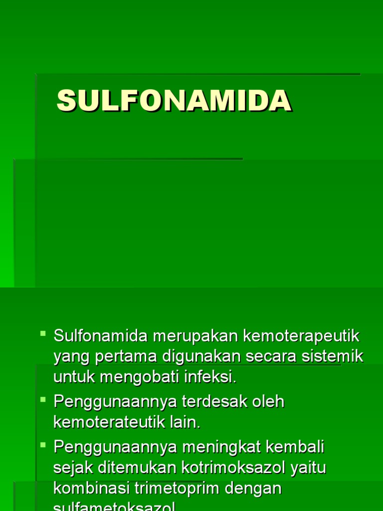 SULFONAMIDA | PDF