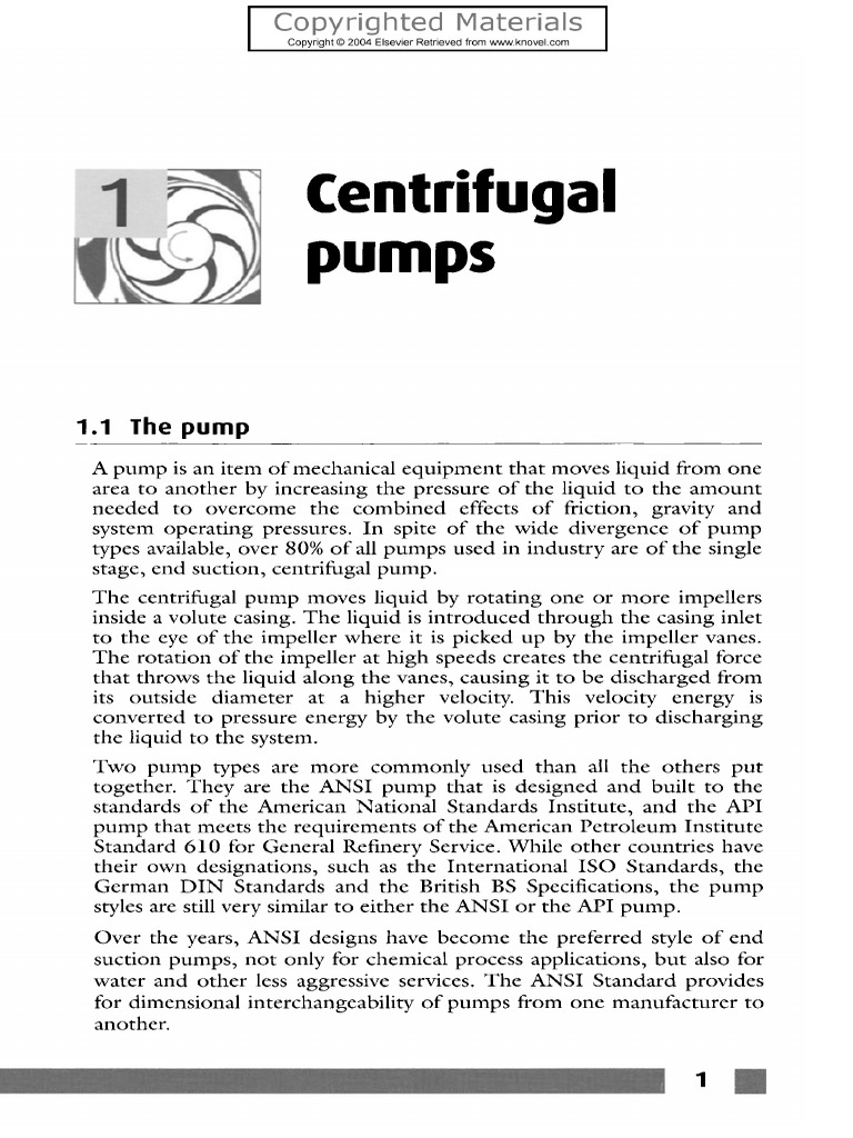 Centrifugal Pump | Download Free PDF | Pump | Applied And ...