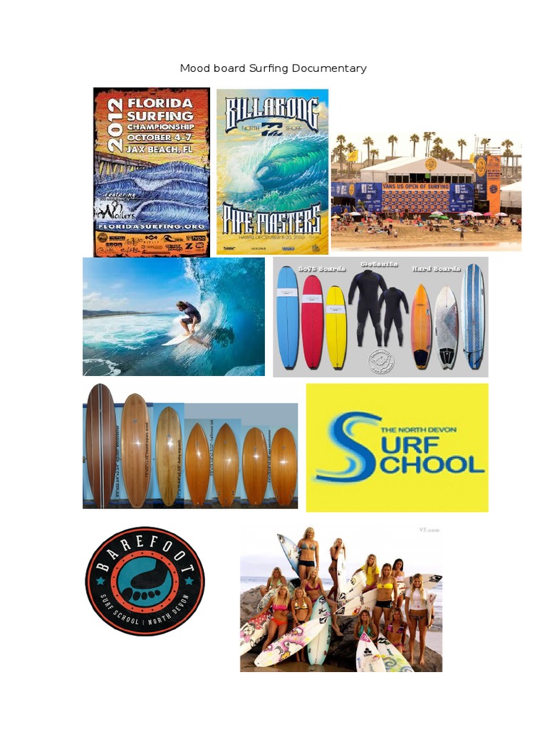 Surf Mood Board Documentary | PDF