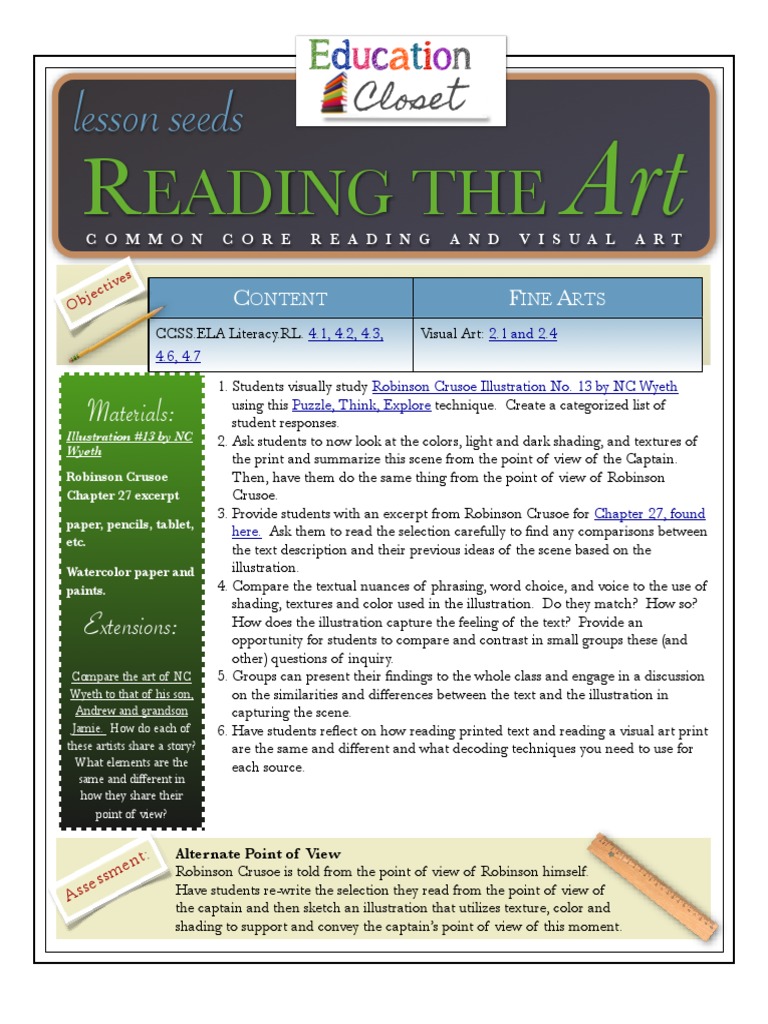 Art Analysis for Young Learners | PDF