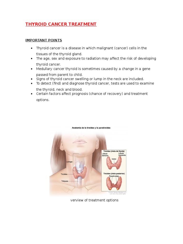 Thyroid Cancer Treatment | PDF | Radiation Therapy | Cancer