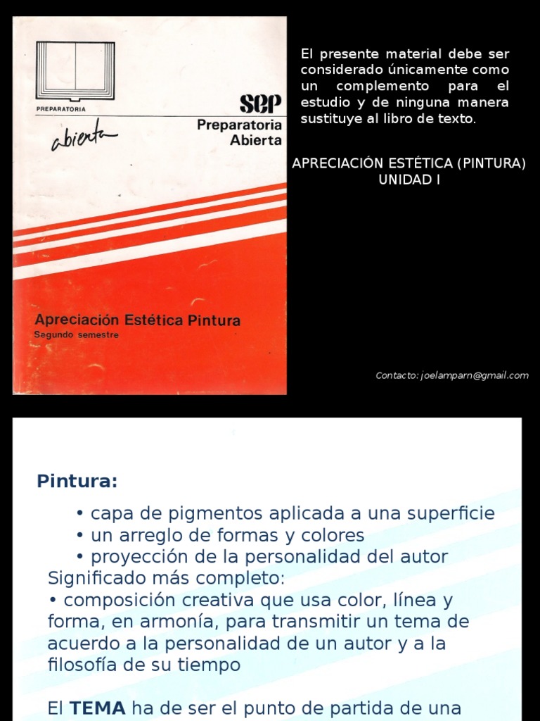 Apreciación Estética en Pintura | PDF | Pinturas | Realismo (Artes)