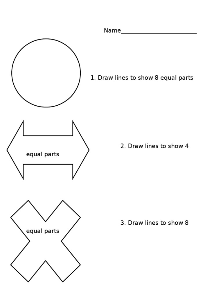 Draw Lines for Equal Parts | PDF