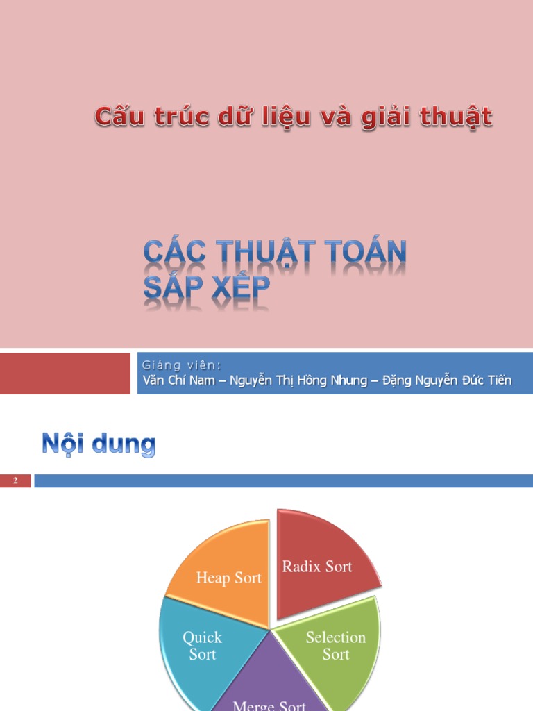 Các Thuật Toán Sắp Xếp | PDF