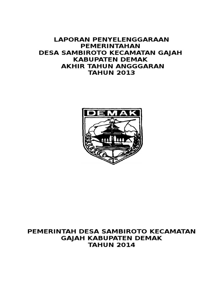 LPPD Desa Ke-1 | PDF | Ilmu Sosial | Sains & Matematika