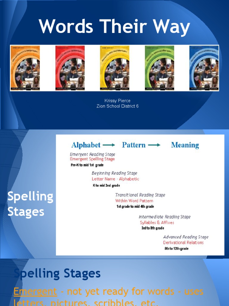 Words Their Way | PDF