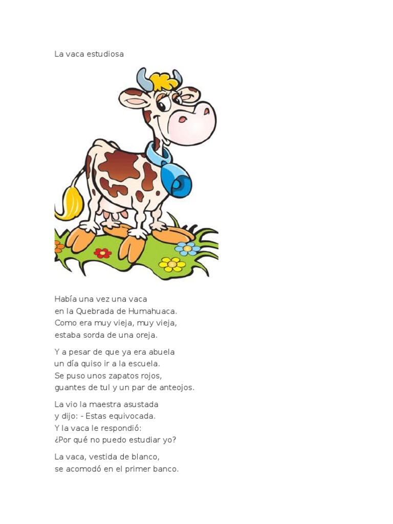 La Vaca Estudiosa | PDF