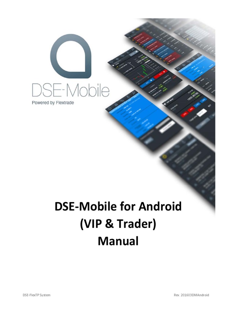 DSE-Mobile Android Trading Guide | PDF | Order (Exchange) | Day Trading