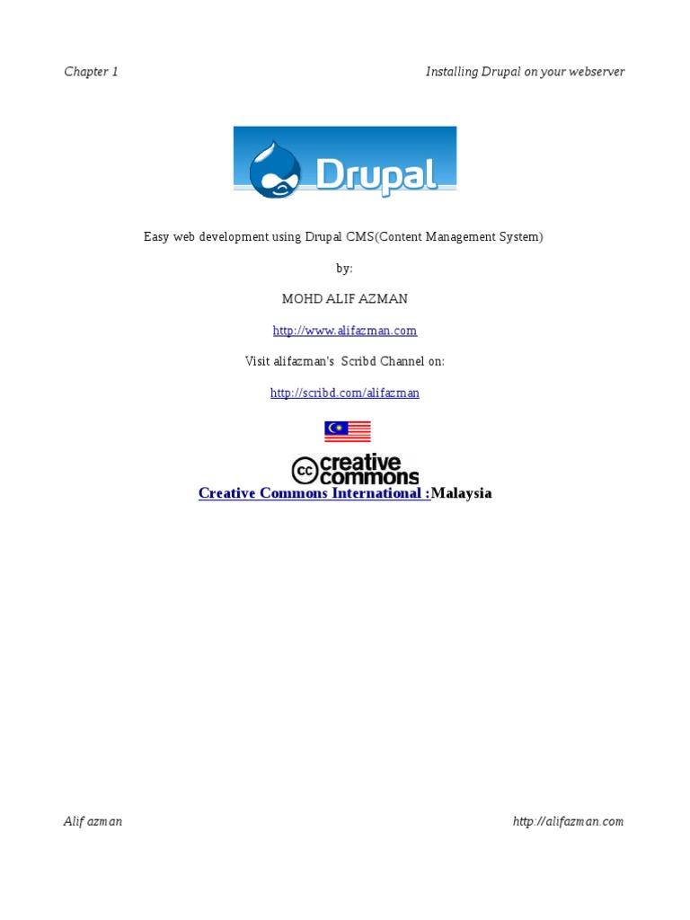 Chapter1 :installing Drupal | PDF | Drupal | Web Server