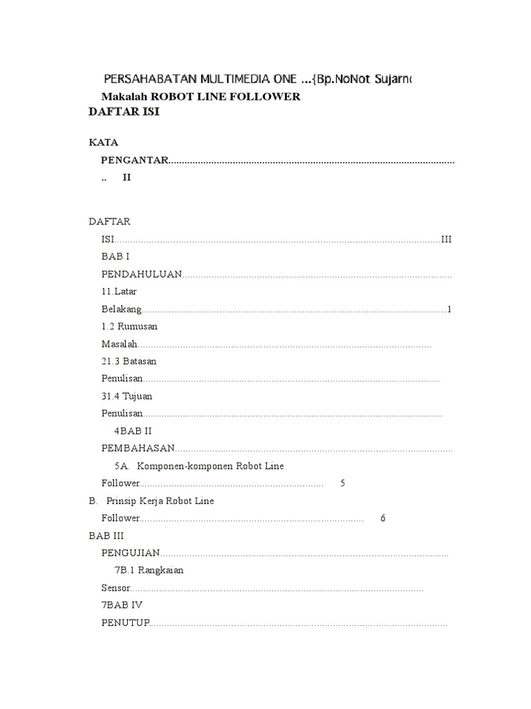 Komponen dan Prinsip Robot Line Follower | PDF | Komputer | Teknologi ...
