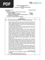 Class 9th Descriptive Paragraph Worksheet | PDF
