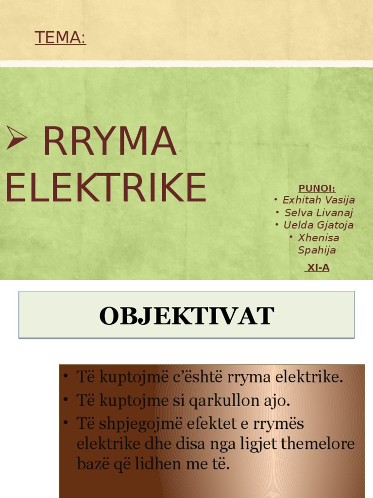Rryma Elektrike | PDF