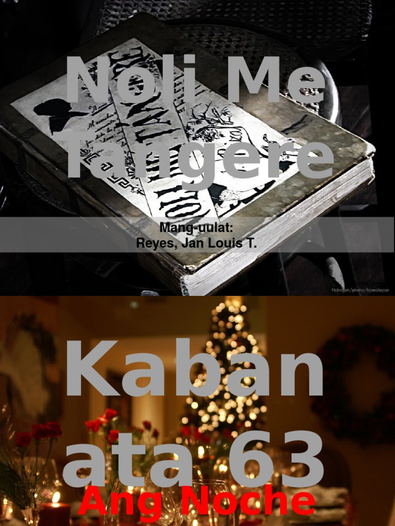 Kabanata 63 Noli Me Tangere Report | PDF