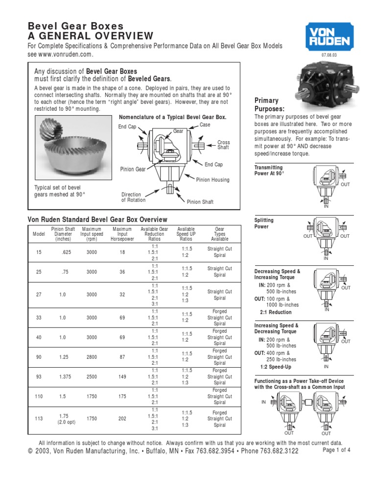 Gear Box Overview | PDF | Gear | Transmission (Mechanics)