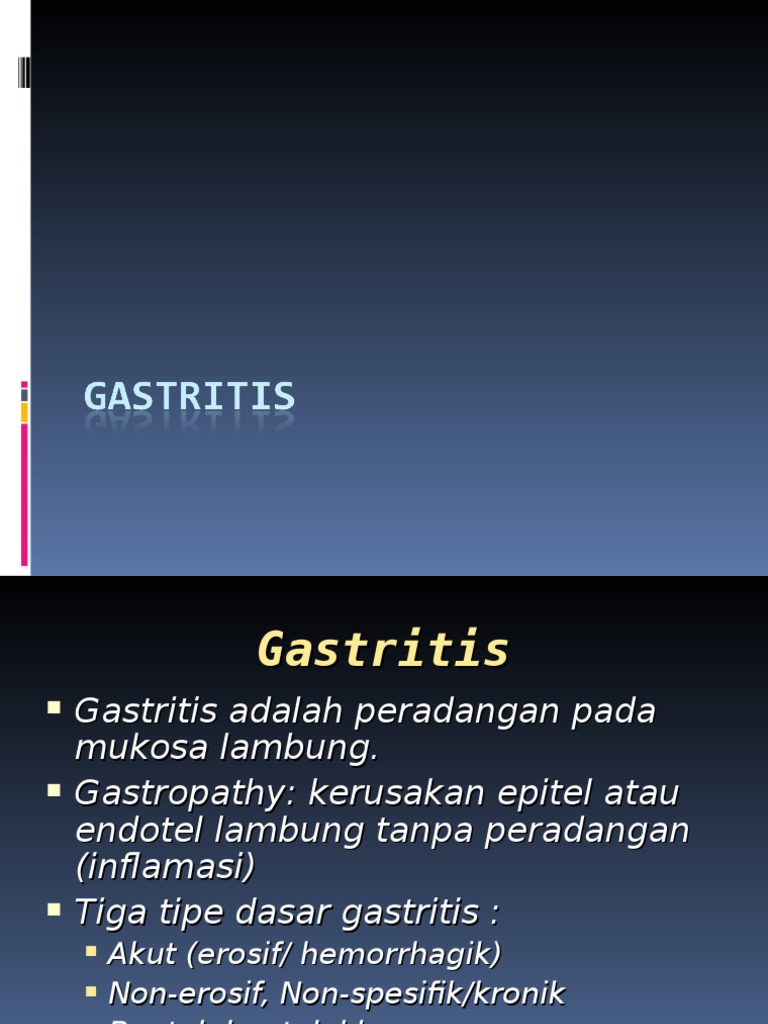 Gastritis and Peptic Ulcer Disease | PDF | Tukak Lambung | Penyakit dan ...