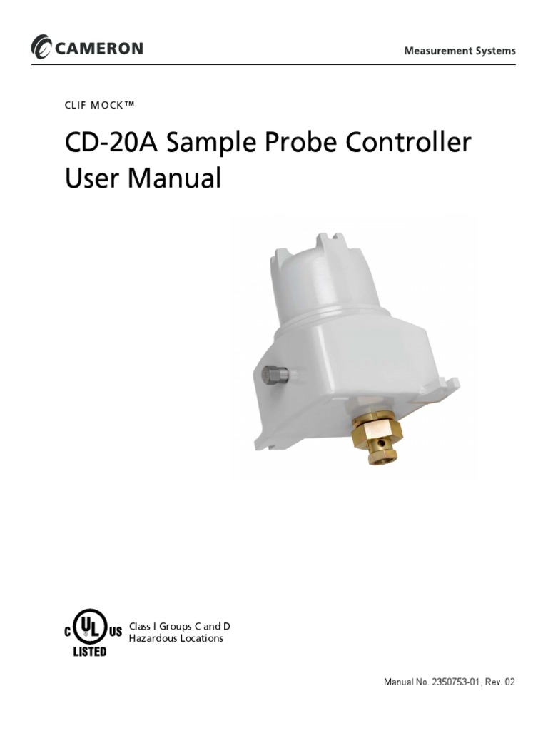 Clif Mock CD 20a Sample Probe Controller | PDF | Amplifier | Switch
