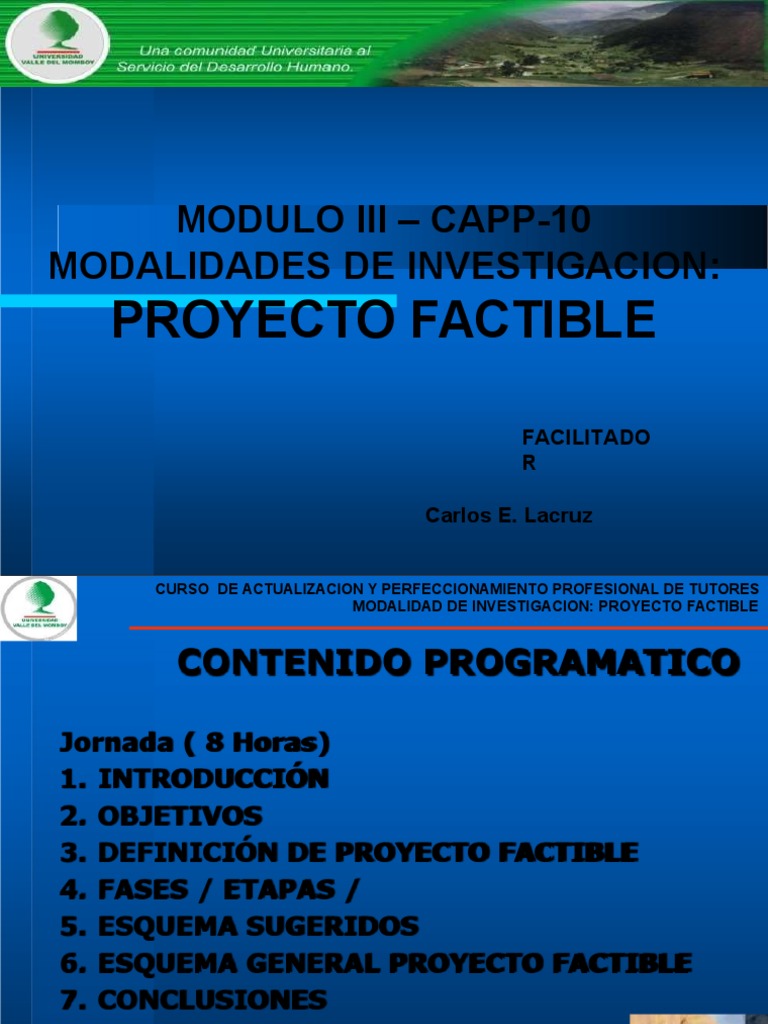 Proyecto Factible | PDF | Evaluación | Tecnología de información y ...