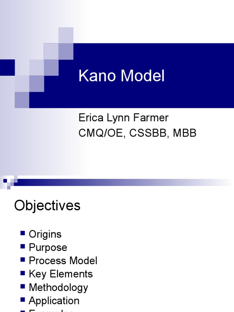 Understanding the Kano Model for Quality | PDF | Strategic Management ...