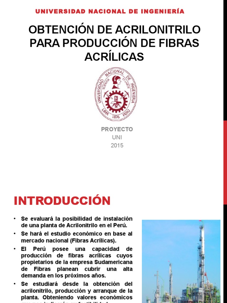 ACRILONITRILO | Sustancias químicas | Compuestos químicos