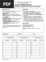 Defibrillator Checklist | PDF