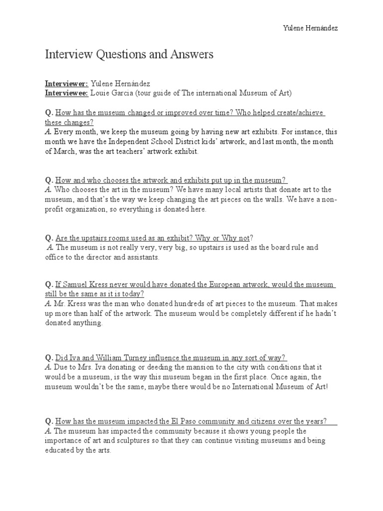 Interview Questions and Answers | PDF