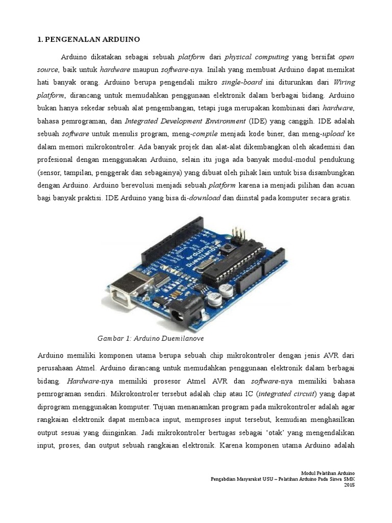 Panduan Arduino untuk Pemula | PDF | Teknologi & Rekayasa