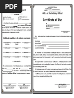 Civil Structural Permit (FORM) | PDF | Specification (Technical ...