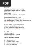 Proud of Our School Song Lyrics | PDF