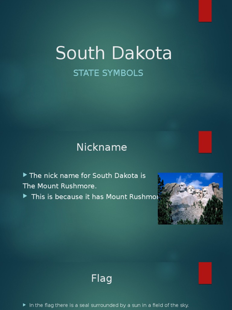 South Dakota: State Symbols | PDF