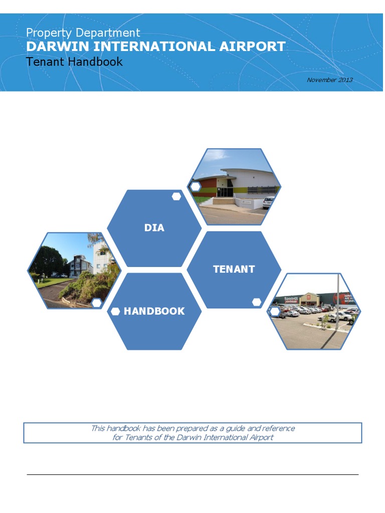 Darwin International Airport: Tenant Handbook | PDF | Leasehold Estate ...