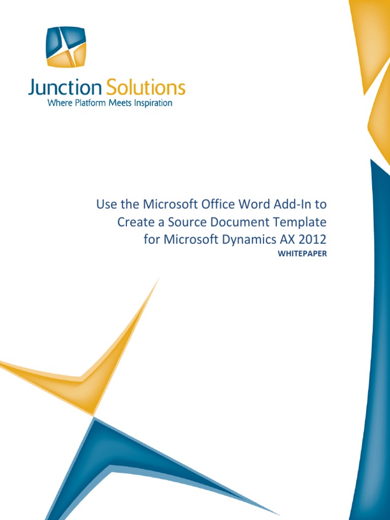 Microsoft Office Word Add Ins - Microsoft Dynamics Ax 2012 - Whitepaper ...