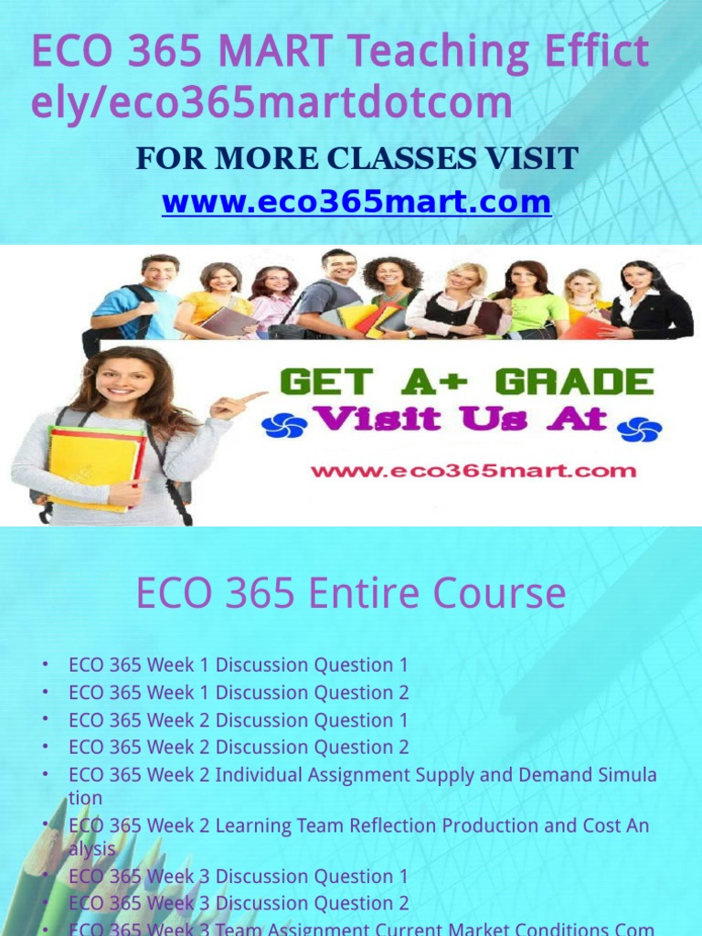 ECO 365 MART Teaching Effectively Eco365martdotcom | PDF | Perfect ...