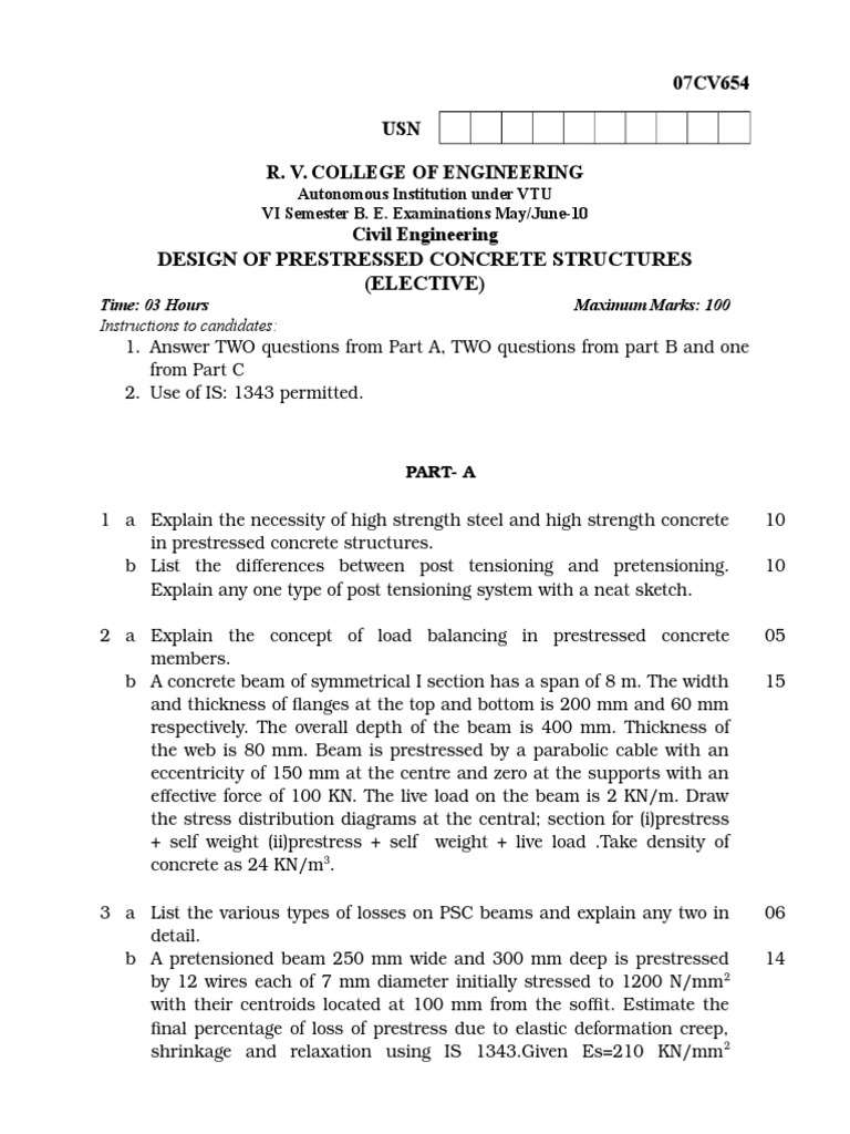Design of Prestressed Concrete Structures-June-2010 | PDF | Beam ...